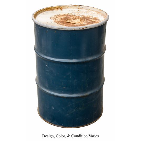 Azure Market Metal Barrel, Removable Top - Azure Standard