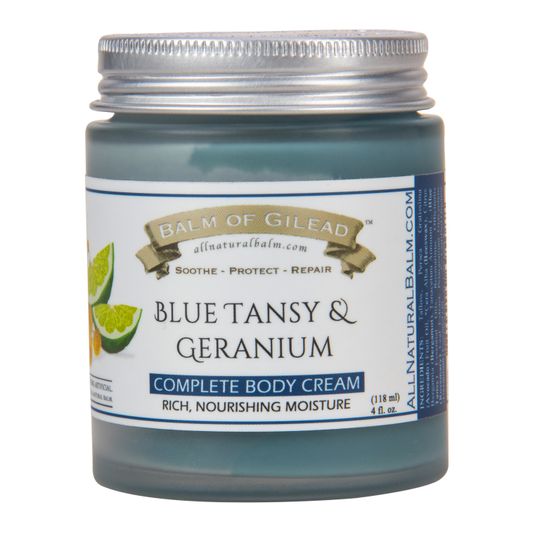 Balm of Gilead Cream, Blue Tansy & Geranium, Complete Body, Grass-Fed ...