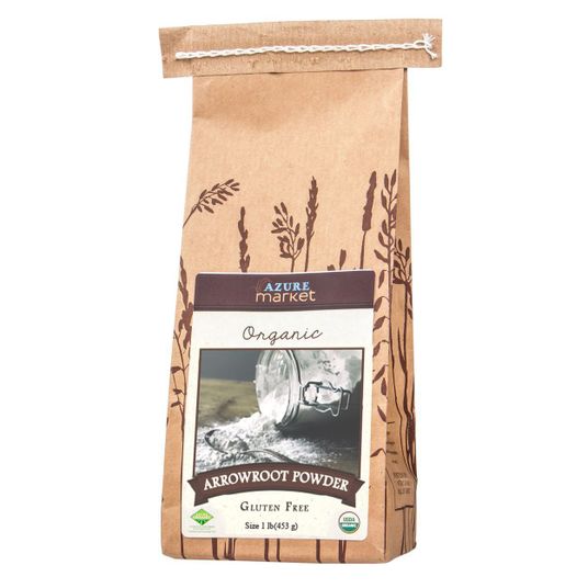 Azure Market Organics Arrowroot Powder, Organic, Gluten Free - Azure ...