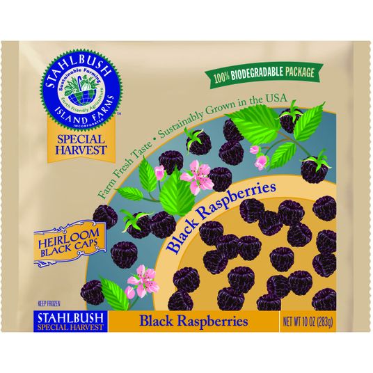 Stahlbush Island Black Raspberries, Frozen - Azure Standard