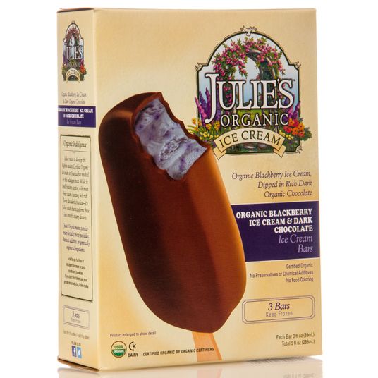 @@Julie's Ice Cream Blackberry Ice Cream Bar, Frozen, Organic - Azure ...