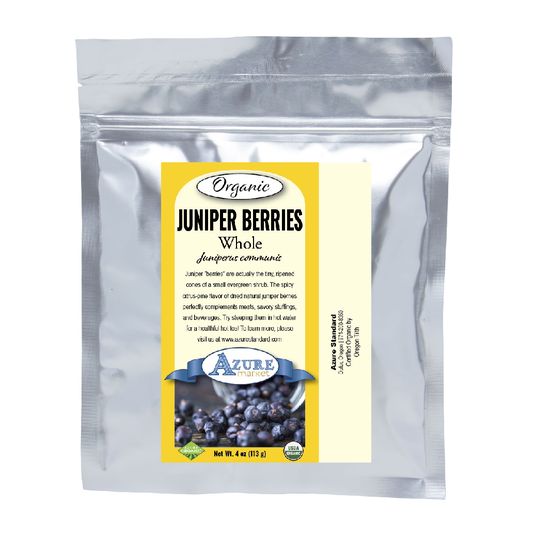 Azure Market Organics Juniper Berries, Whole, Organic - Azure Standard