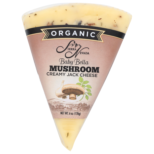 Sierra Nevada Cheese Company Baby Bella Mushroom Jack Cheese Wedge ...