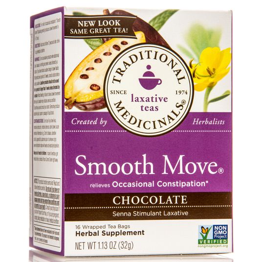 Traditional Medicinals Smooth Move, Chocolate (Herbal Laxative) - Azure ...