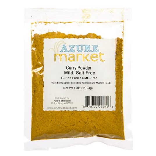 Azure Market Curry Powder, Mild, Salt Free - Azure Standard