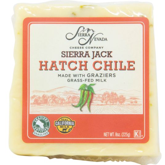 Sierra Nevada Cheese Company Cheese, Sierra Jack Hatch Chile, Grass-Fed ...