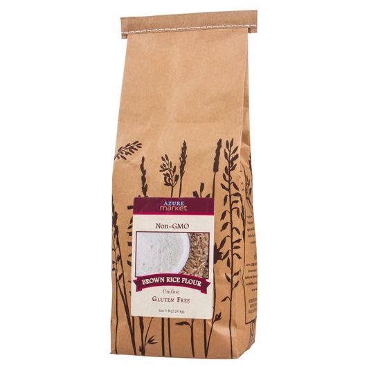 Azure Market Rice Flour, Brown, (Unifine), GF - Azure Standard