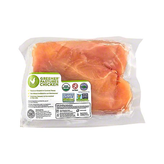 Greener Pastures Chicken Chicken Breast, Boneless & Skinless, Pasture ...