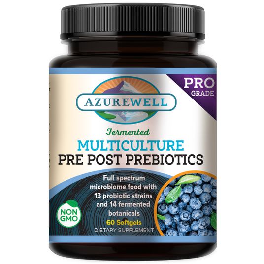 AzureWell MultiCulture Pre Post Probiotics, Fermented - Azure Standard