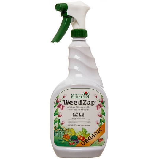 @@SaferGrow Weed Zap Biodegradable Non-selective Herbicide, Organic ...