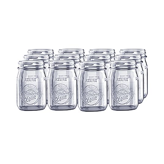 Azure Canning Co. Canning Jars, Pint, Regular (JARS ONLY, no bands ...