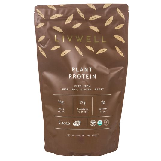 @@LivWell Raw Plant Protein Blend, Raw Cacao, Organic - Azure Standard