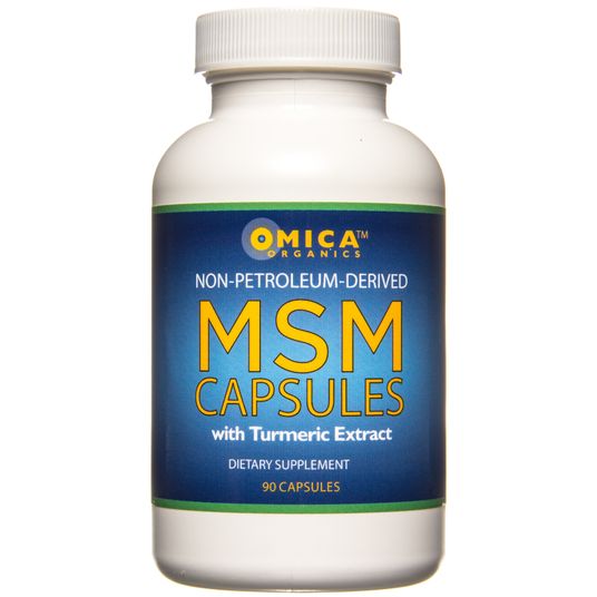 Omica Organics MSM Capsules with Organic Turmeric - Azure Standard