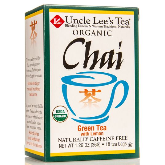 Uncle Lee's Teas Green Tea, Lemon Chai, Organic - Azure Standard