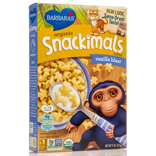 @@Barbara's Bakery Snackimals Cereal, Vanilla Blast, Organic - Azure ...